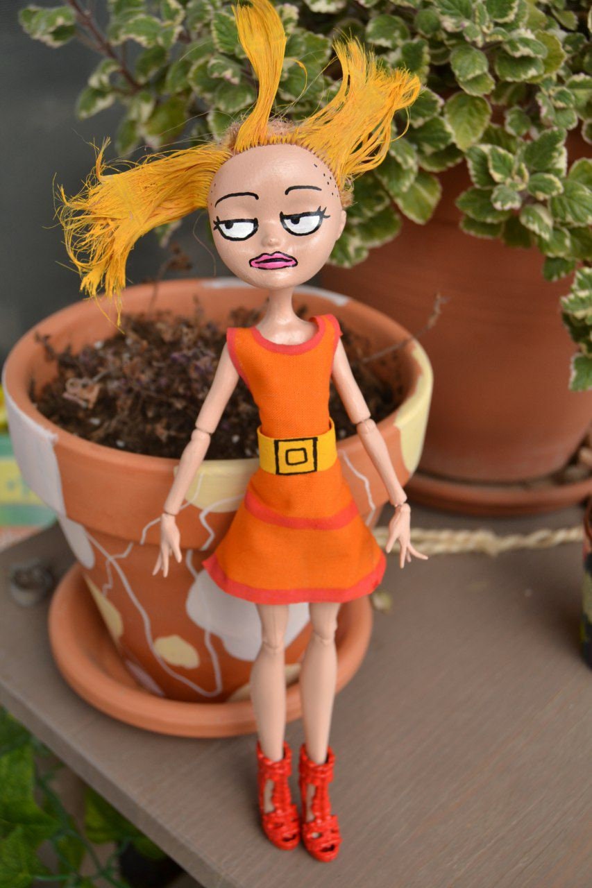 Cynthia From the Rugrats. Hand Painted Barbie Doll - Etsy UK