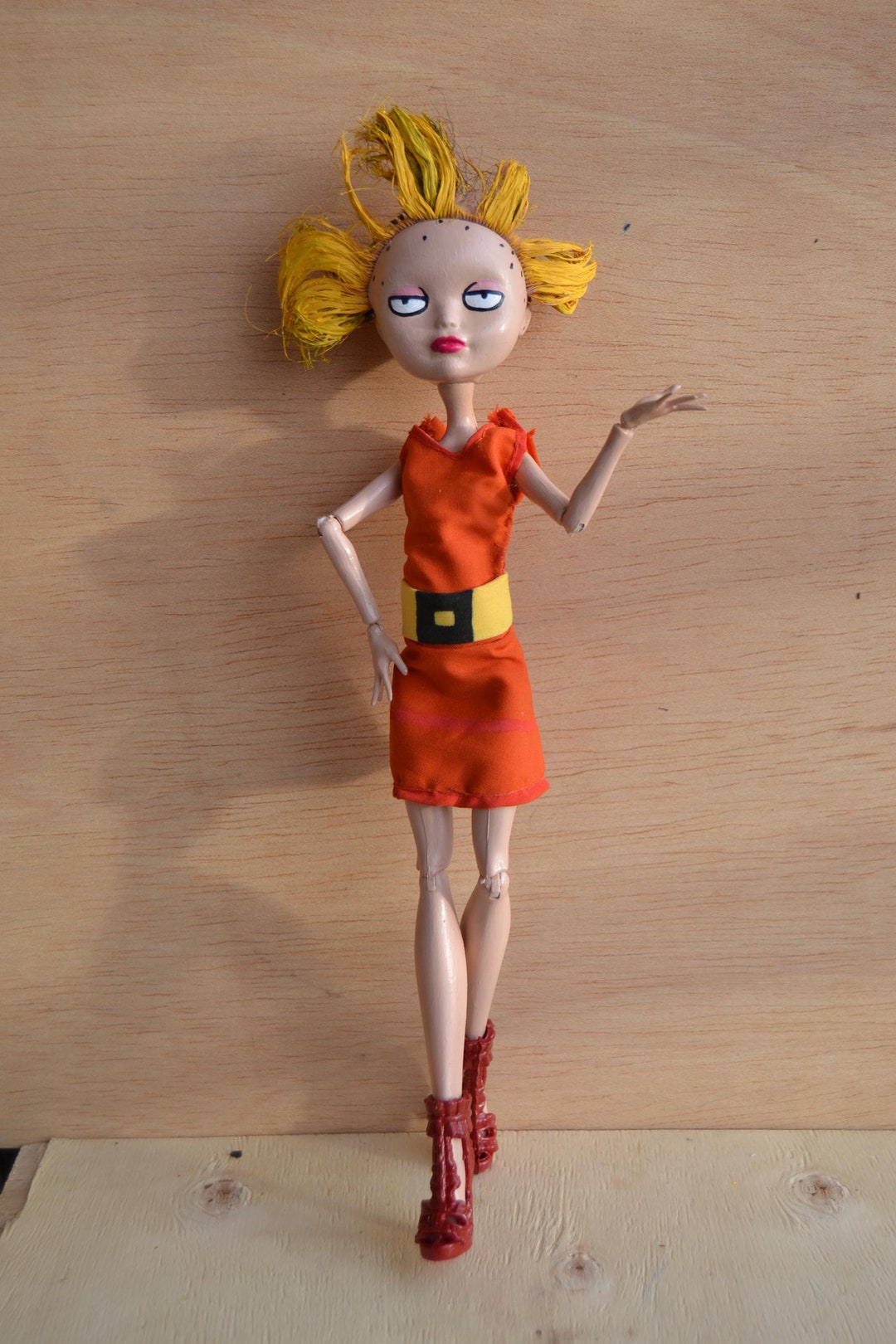 Cynthia de los Rugrats. Muñeca barbie pintada a mano - Etsy España