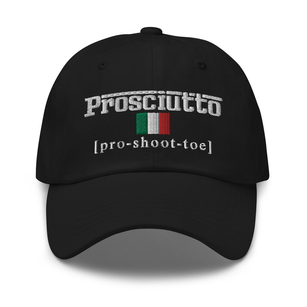 PROSCIUTTO Baseball Hat Embroidered Dad Cap Ferrari Hat Italian Gift ...