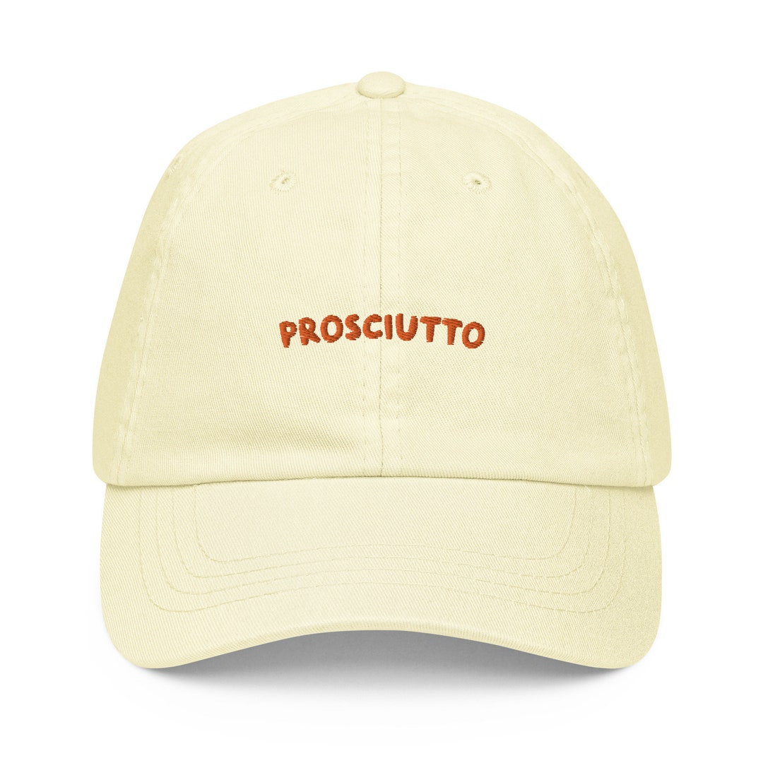 PROSCIUTTO Baseball Hat • Pastel Cap • Embroidered Dad Cap • Italian ...