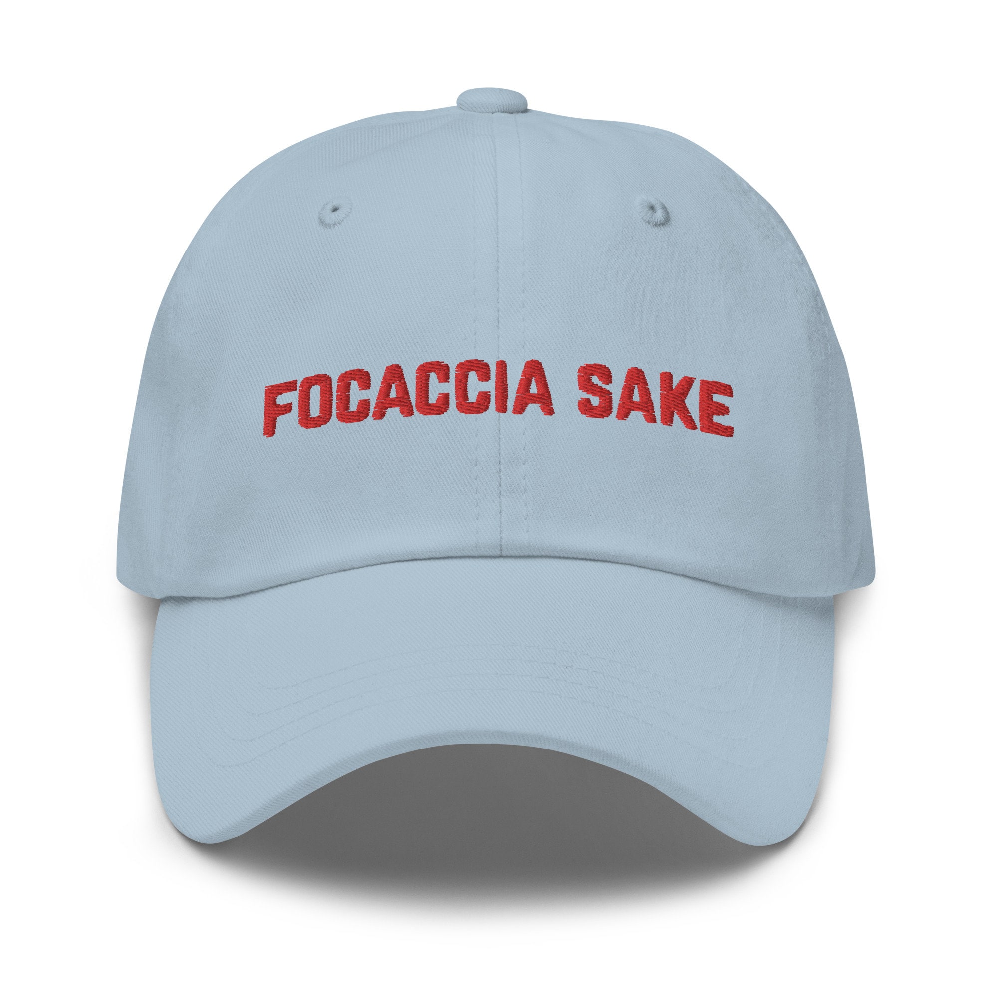 FOCACCIA SAKE Baseball Hat Embroidered Dad Cap Italian Gifts Italian ...