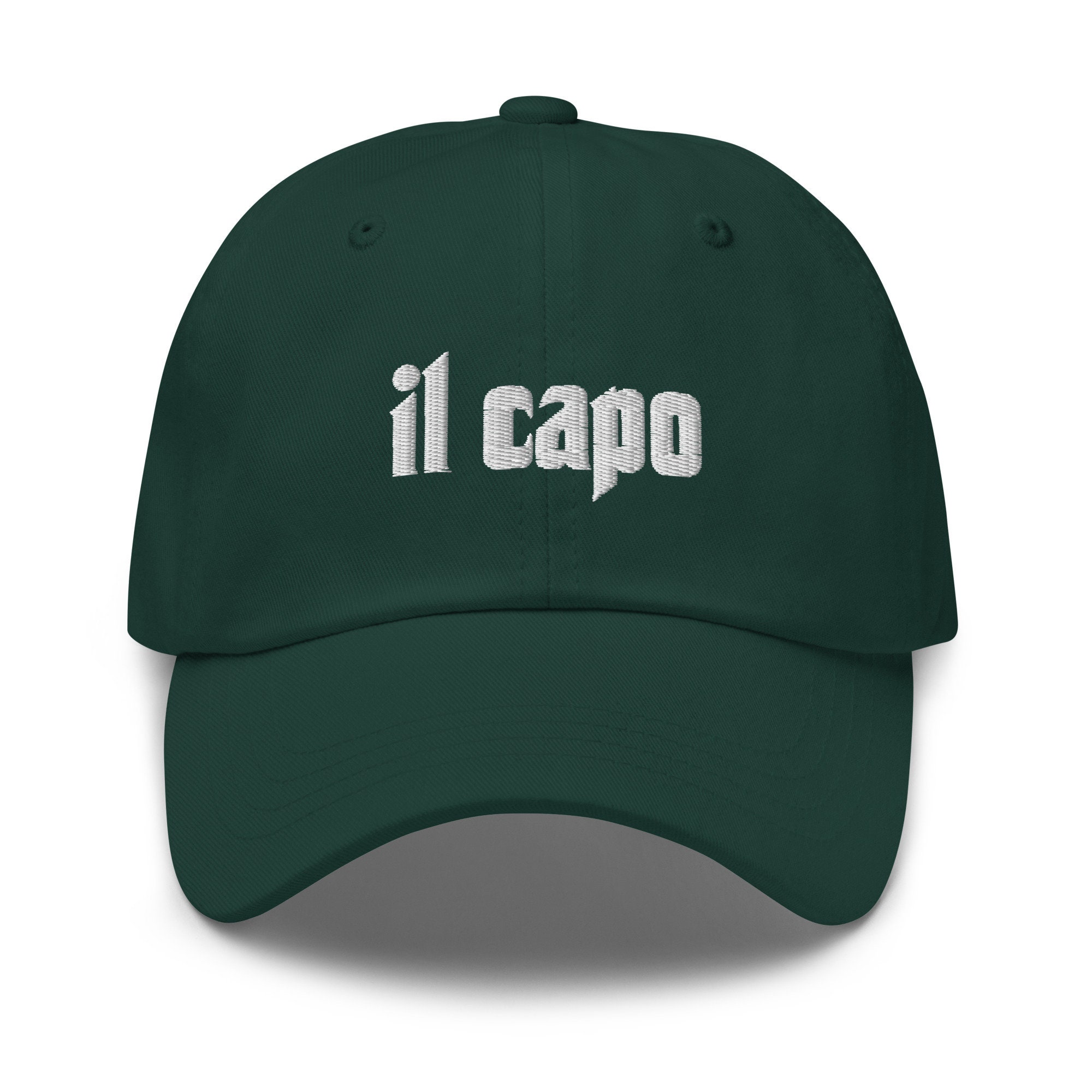 IL CAPO Baseball Hat • Embroidered Cap • Italian Mafia Boss • Italian ...