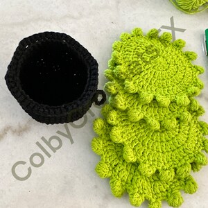 Bubbling Cauldron Crochet Coaster Set *digital PDF* - Etsy Canada