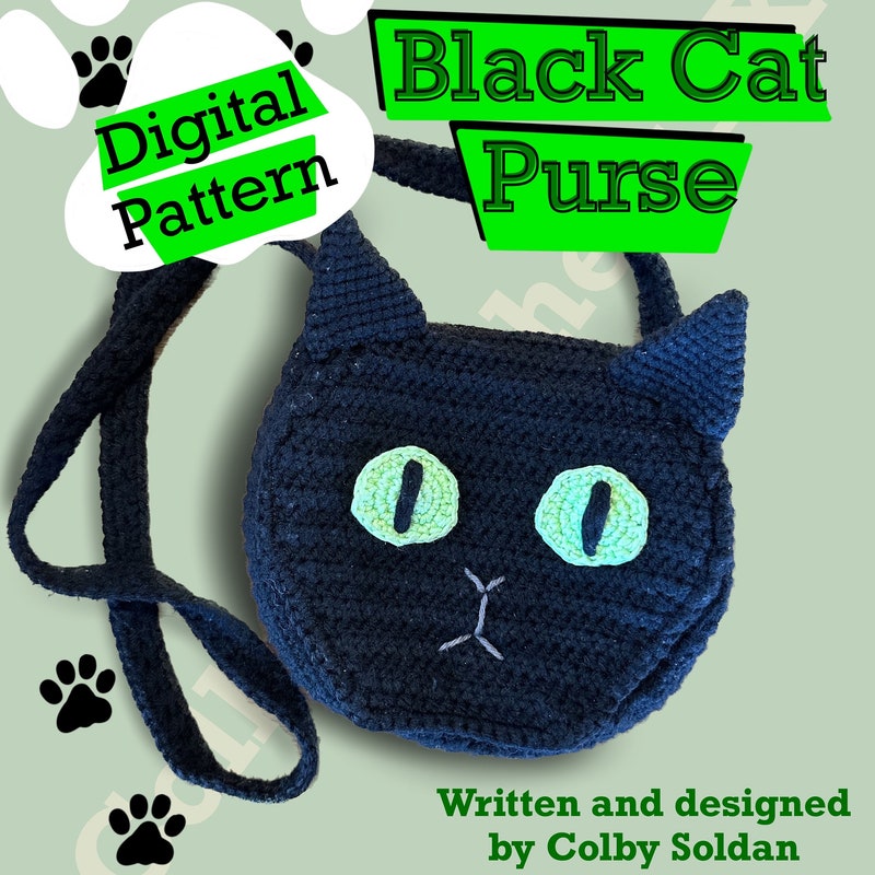 Crochet Cat Bag Pattern - Etsy