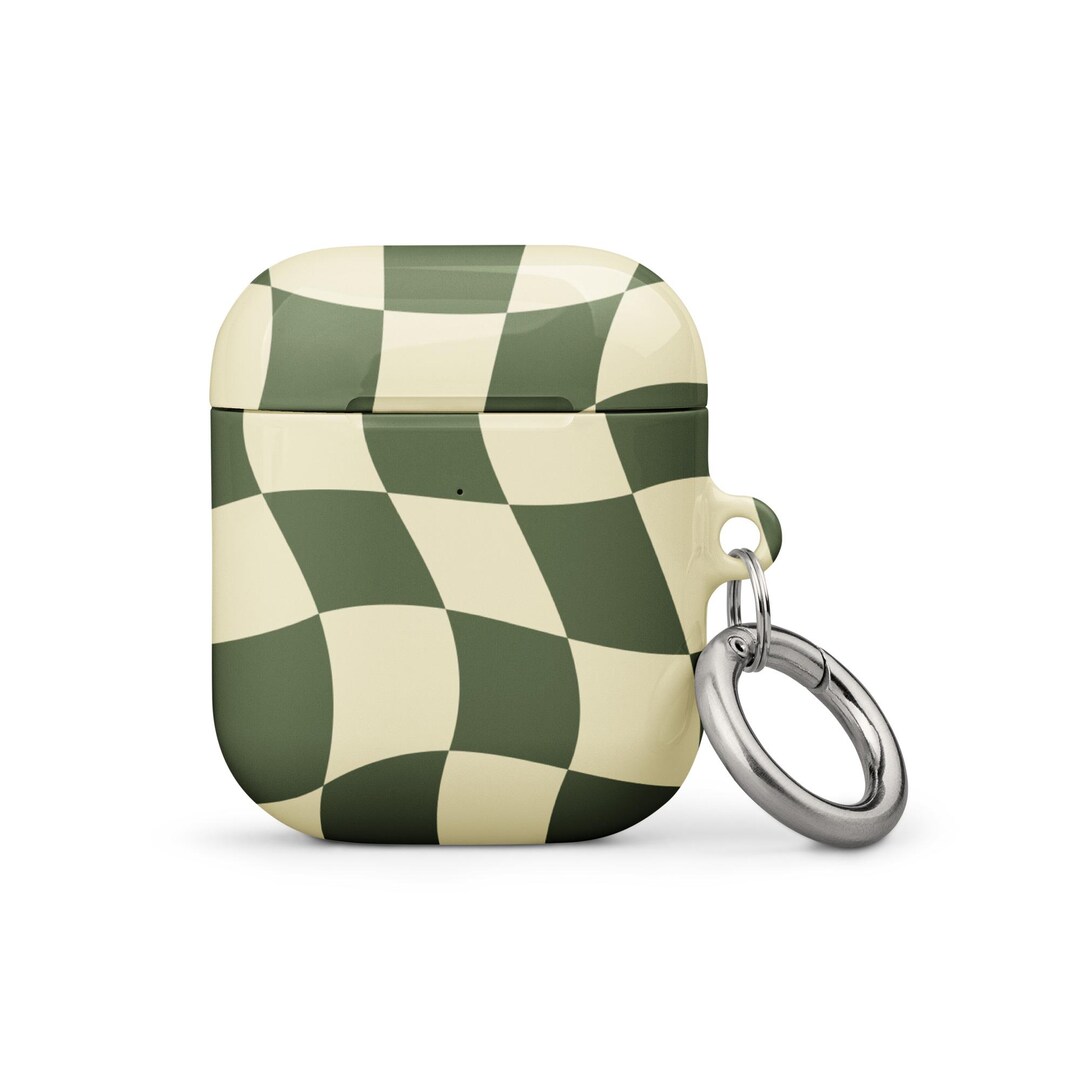 CHECKERED Case for Airpods® Elegant Check Case for 1st, 2nd, and 3rd ...