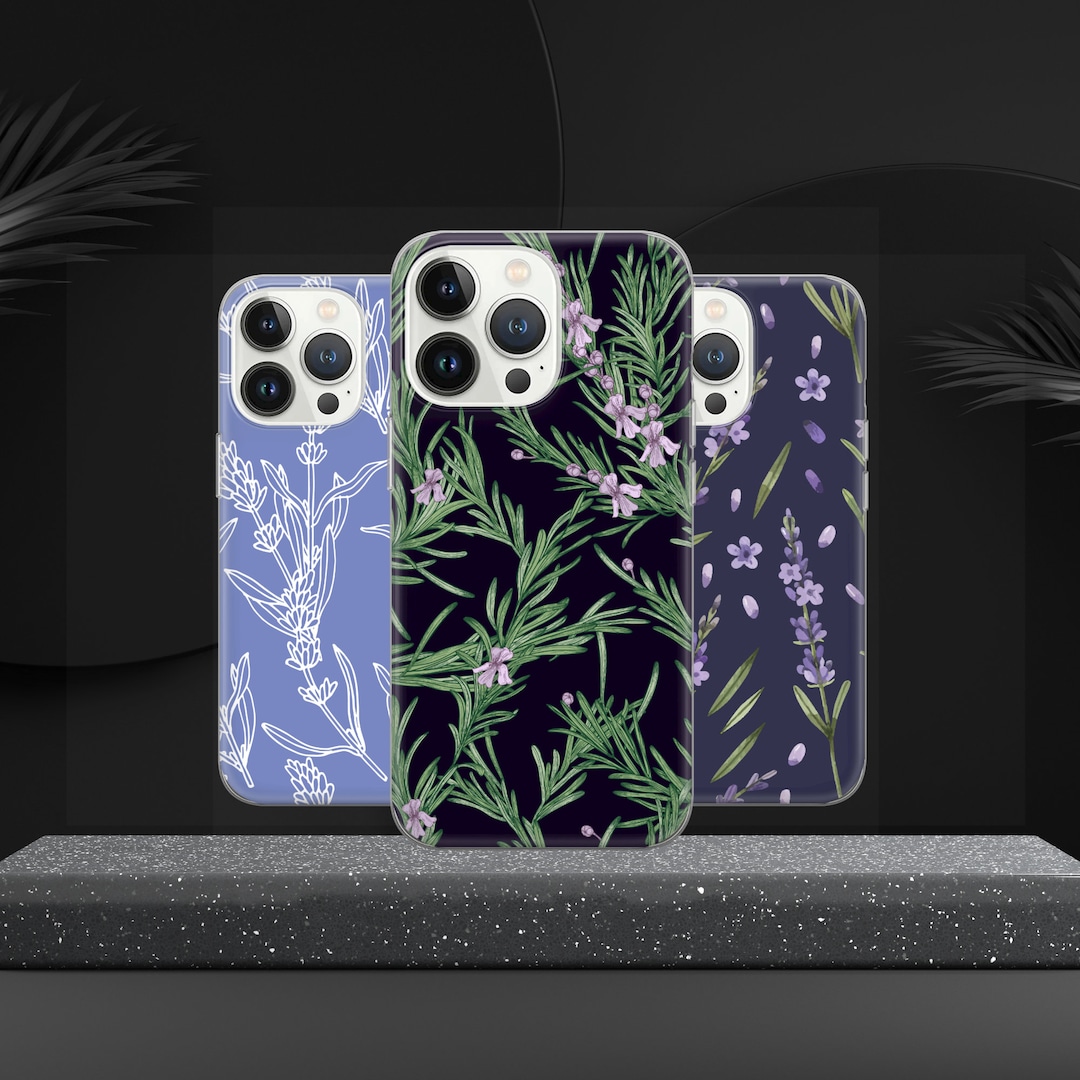 LAVENDER Phone Case Blooms Cover Minimal for iPhone 15pro,14,13,12,11 ...