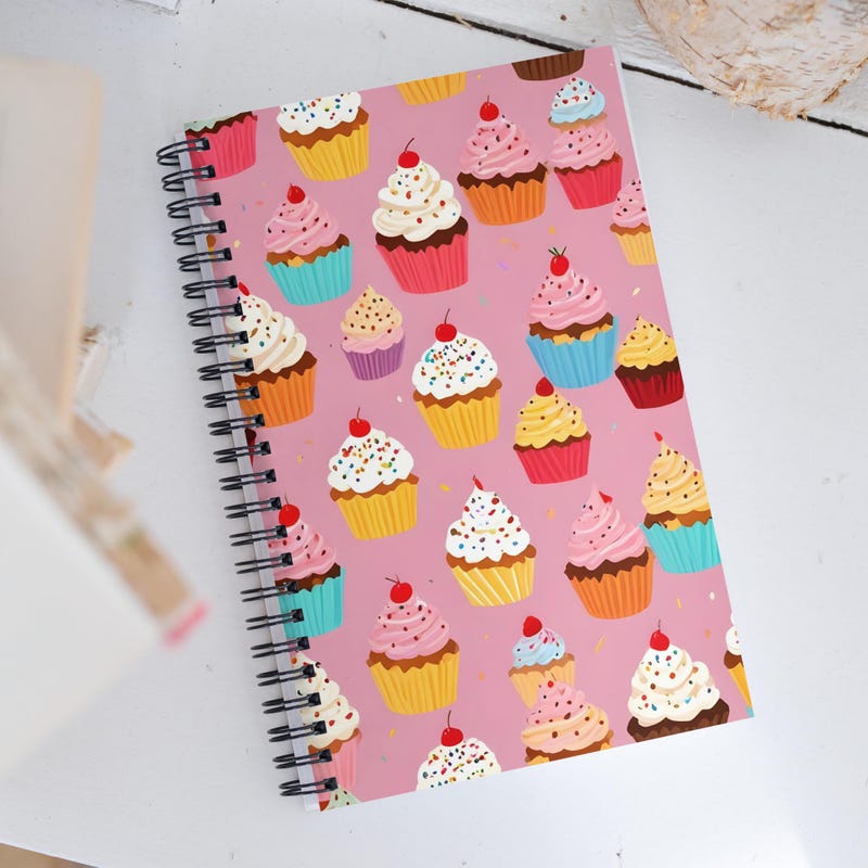 Cupcake Notebook - Etsy