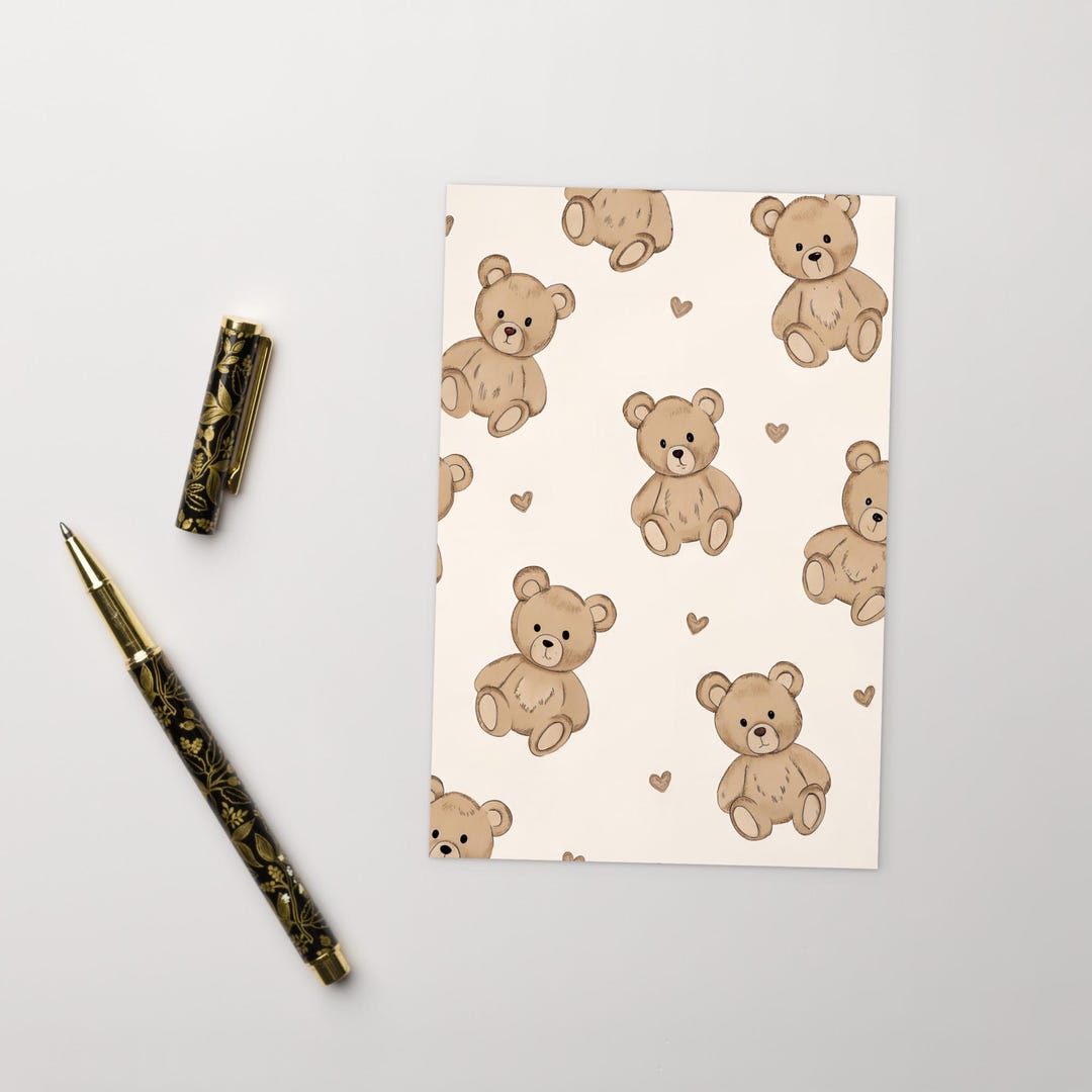 TEDDY BEAR Postcard, Celebrate Postcard, Birthday Teddy Bear Standard ...