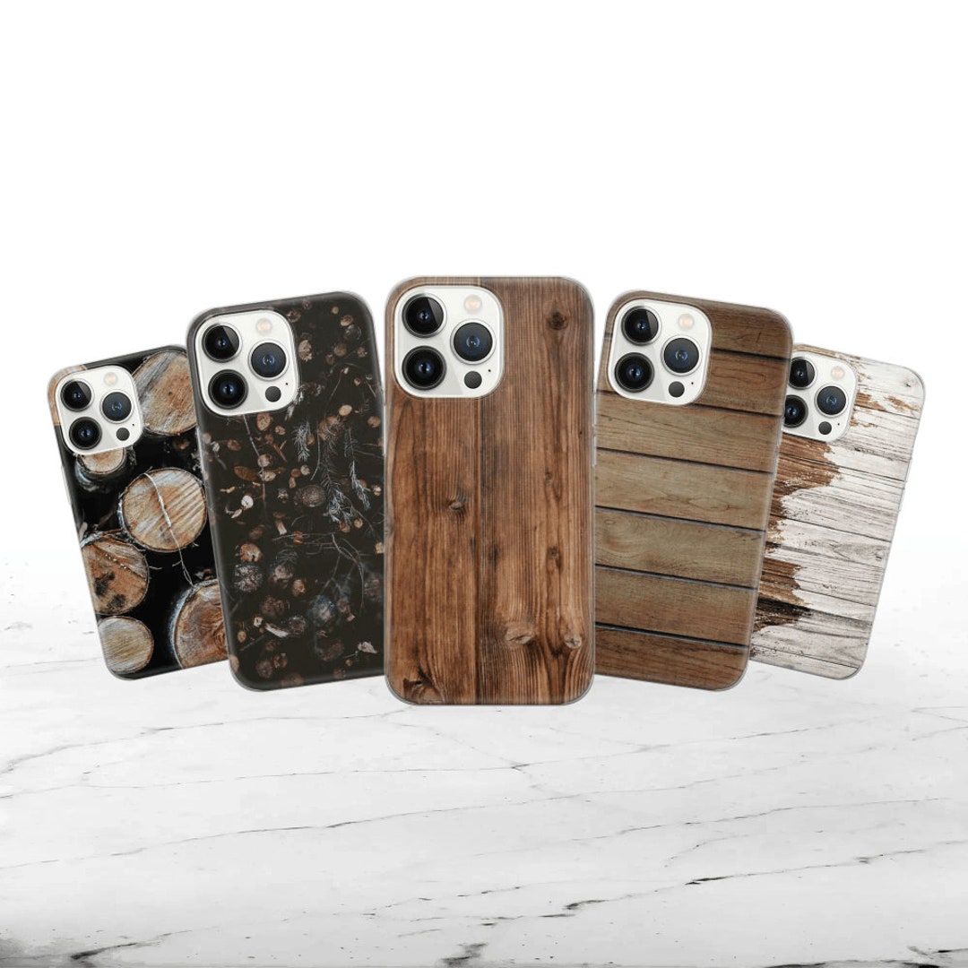 TREE WOOD Phone Case Wooden Cover for iPhone 14 13 12 Pro 11 XR 8 7 ...