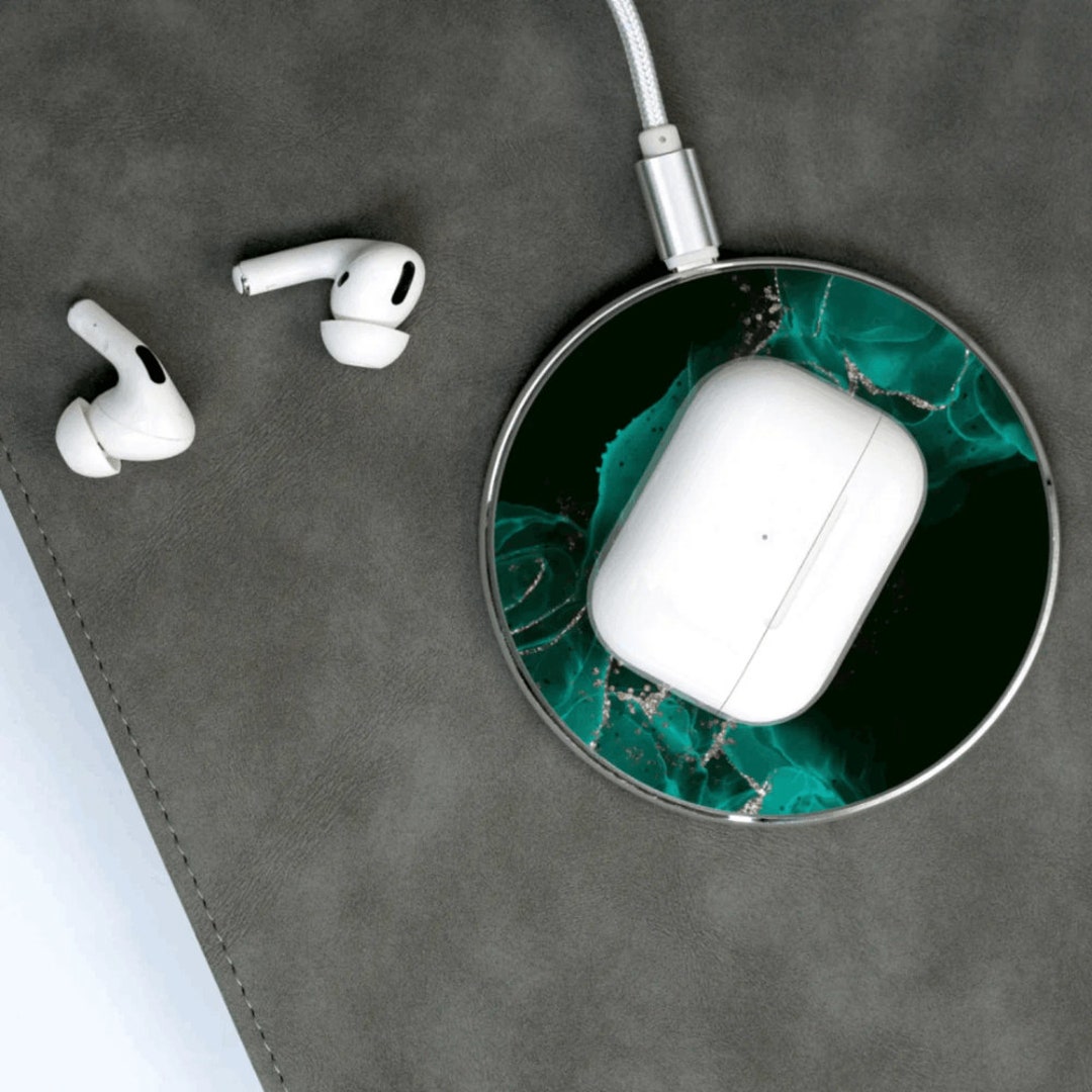 Marble Art Mobile Charger 15W Fast Wireless Power Mat for All - Etsy