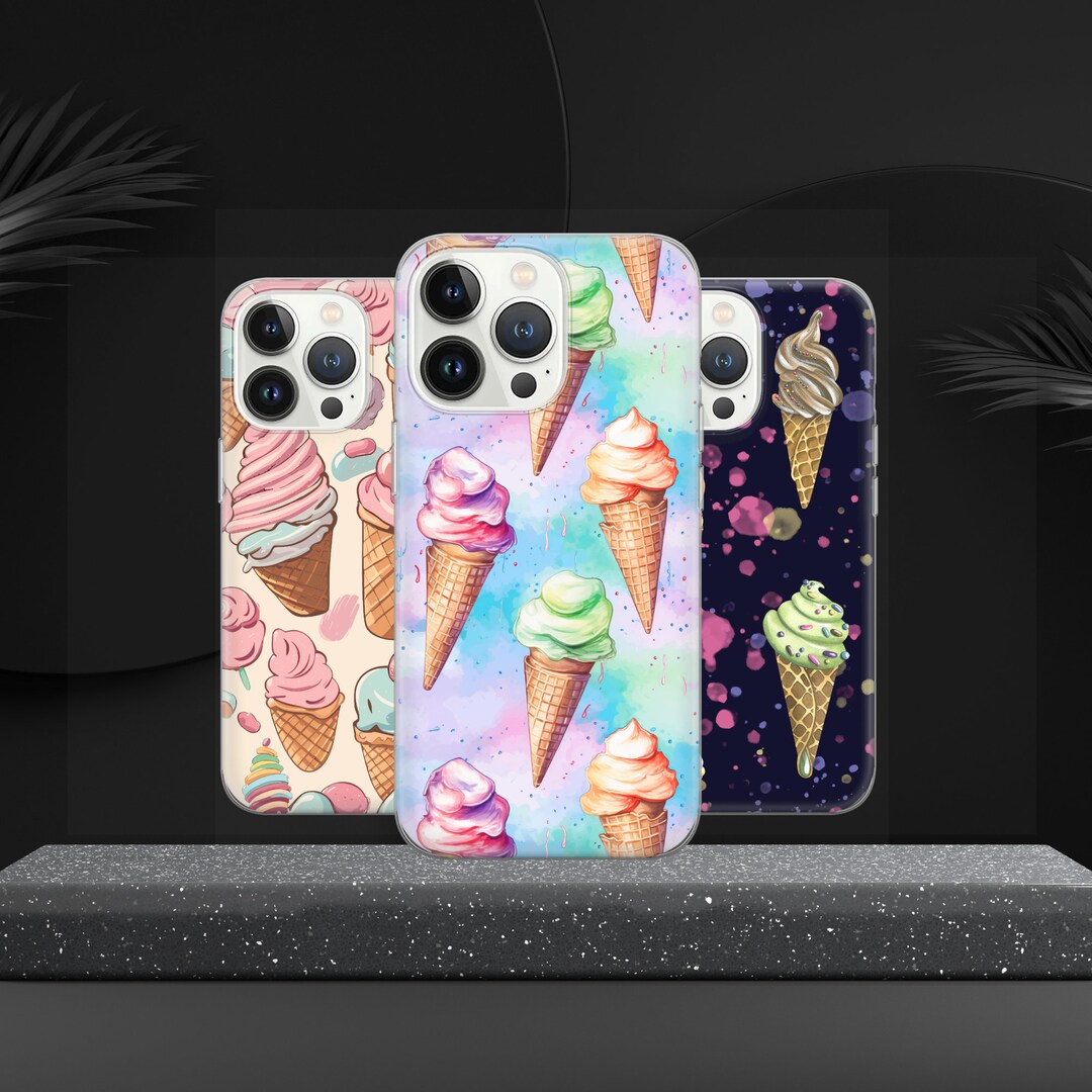 Chocolate Phone Case Cream Cover for iPhone 15 14 13 SE Samsung S24 S23 ...