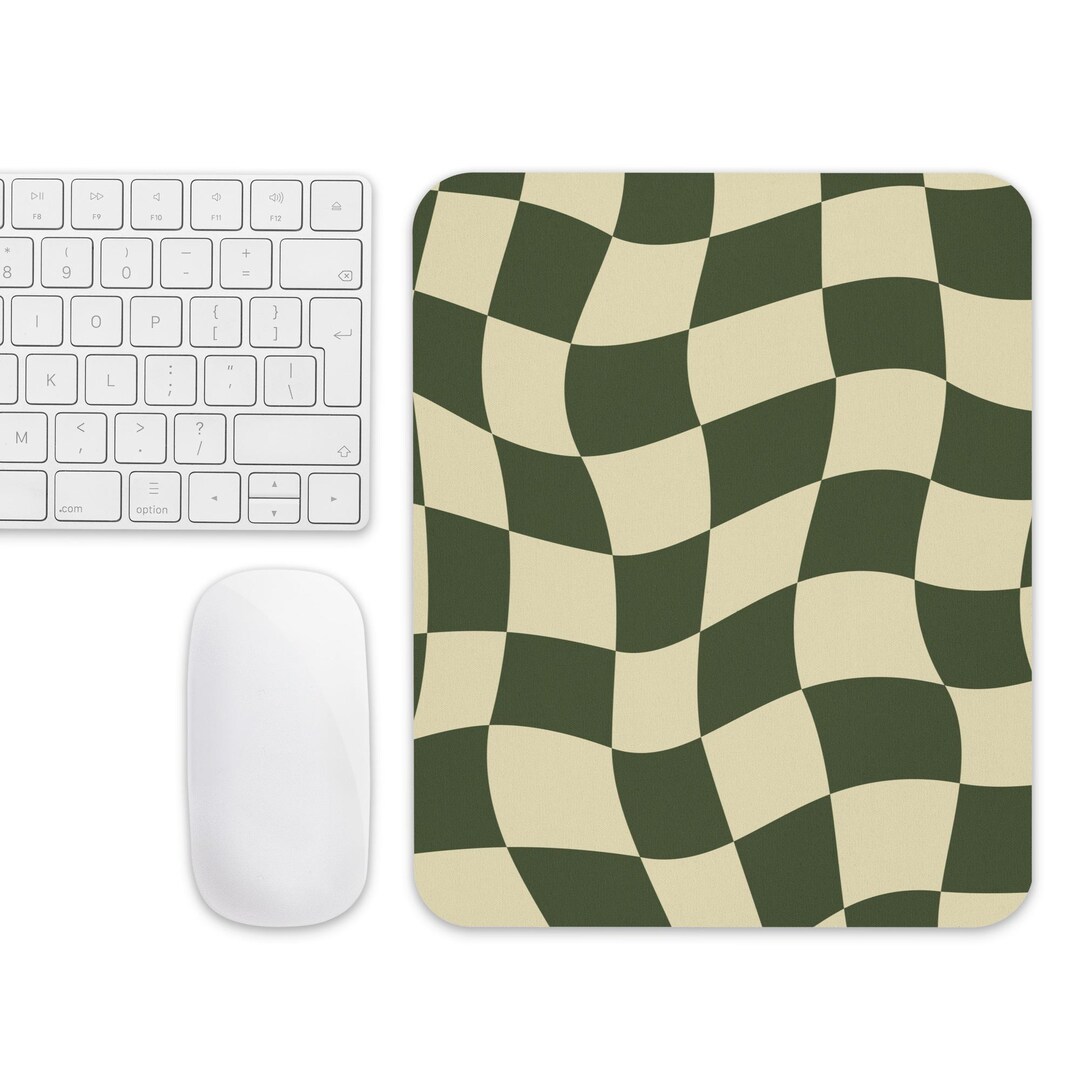 CHECKERED Mouse Pad, Geometric Mouse Pad, Shapes Mouse Pad, Elegant ...