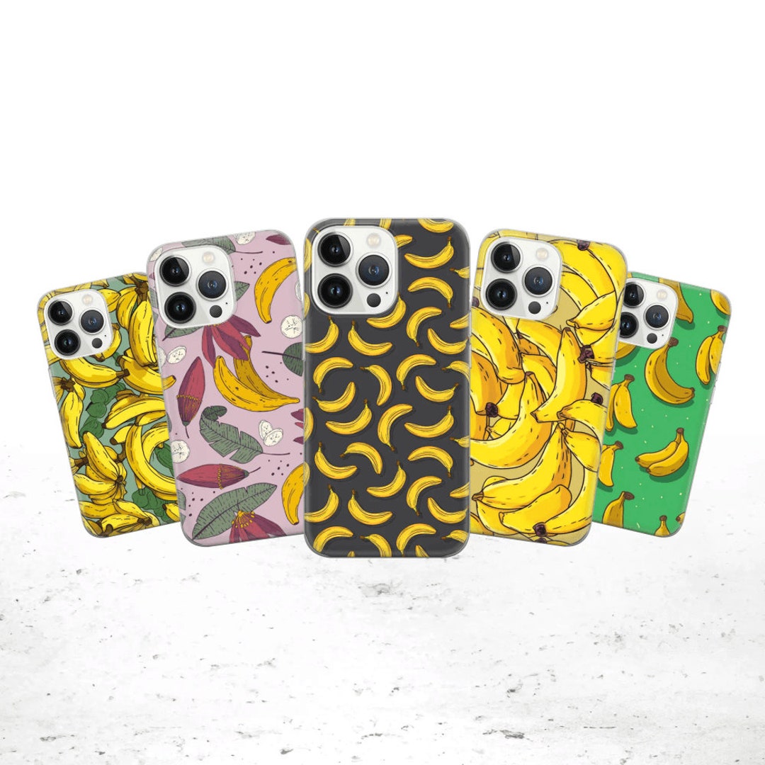 BANANA Phone Case Yellow Cover Tropical for iPhone 16 Pro,14,13,12,11 ...