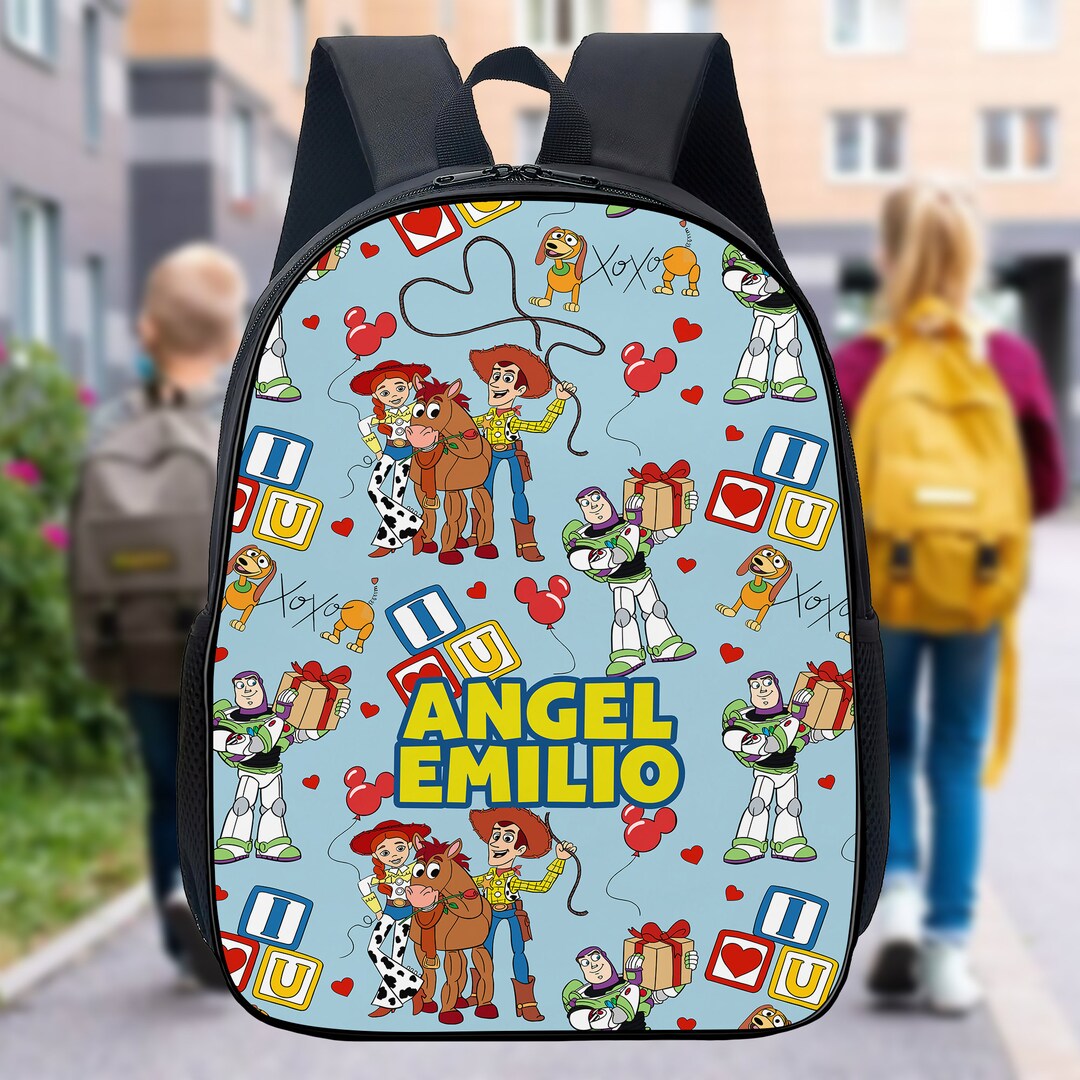 Personalized Toy Movie Backpack, Characters Lunch Bag, Magic World ...
