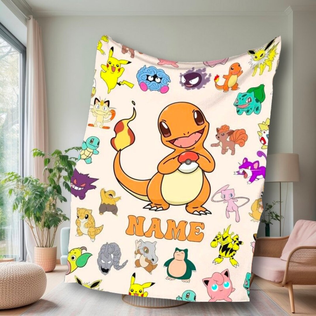 Personalized Animation Blanket, Japanese Anime Blanket, Dragon Blanket ...