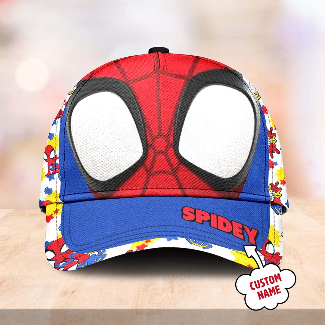 Spider Man Superhero Character Classic Cap, Spidey Peter Parker Summer ...
