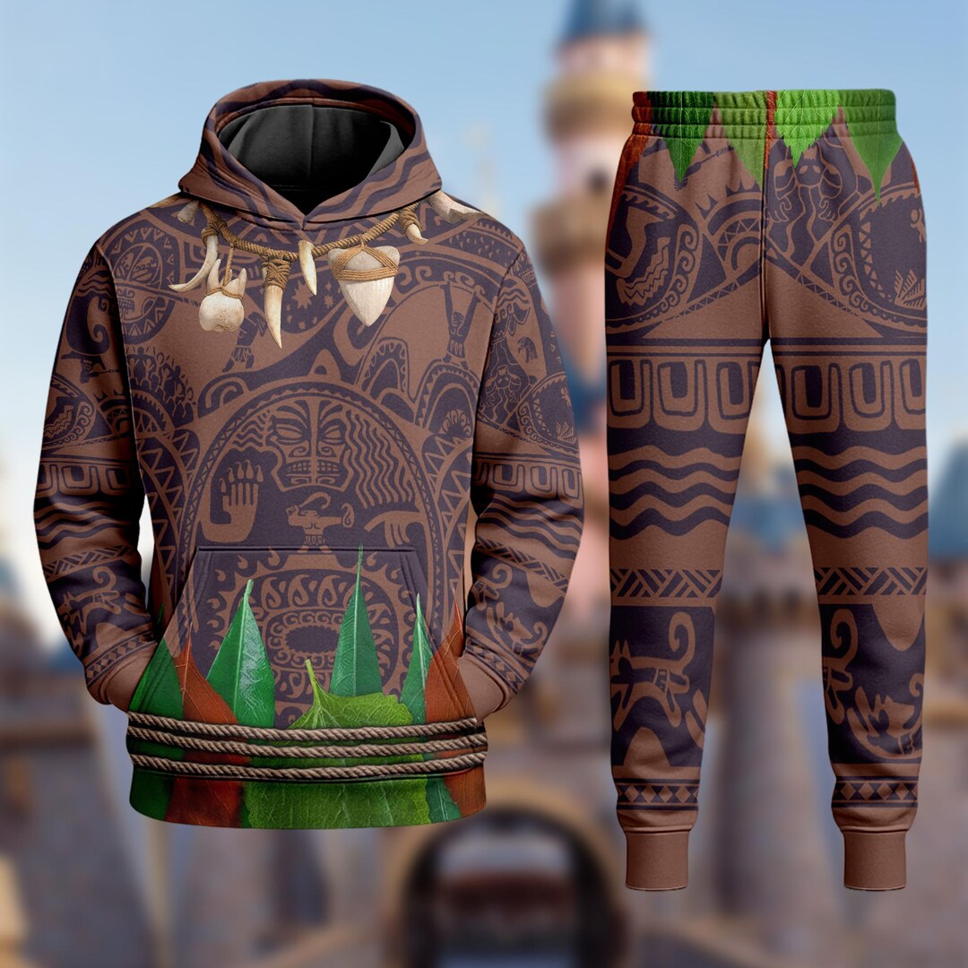 Maui 3D Adult T-shirt Hoodie, Moana Movie Cosplay Costume Hoodie, Maui ...