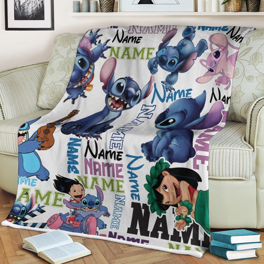 Personalized Series Movie Blanket, Custom Name Blanket, Characters ...