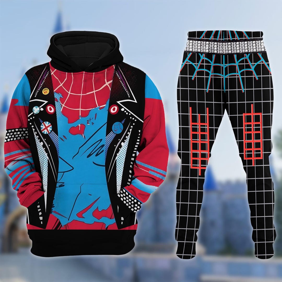 Spider Punk 3D Costume Sweatshirt, the Punk Rock Spider Cosplay Costume ...
