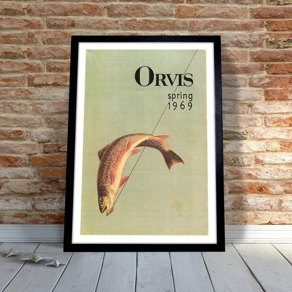 Fishing Poster - Etsy