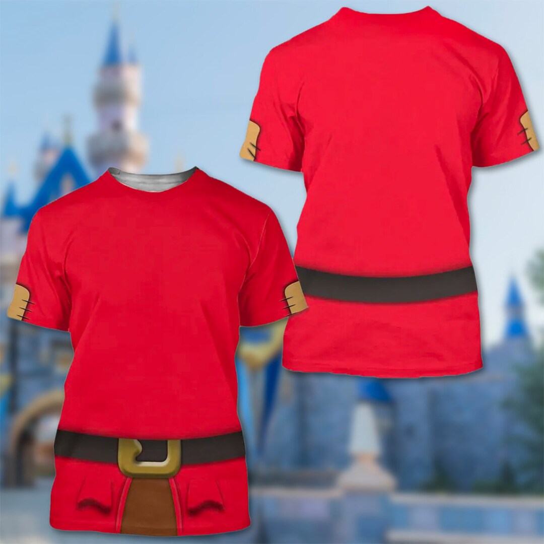 Angry Dwarf Costume Cosplay 3D Shirt, Dwarf Character Halloween Costume ...