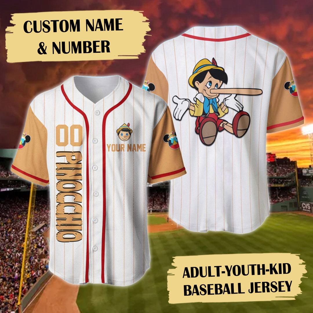 Custom Name & Number Puppet Character Baseball Jersey, Custom Puppet ...