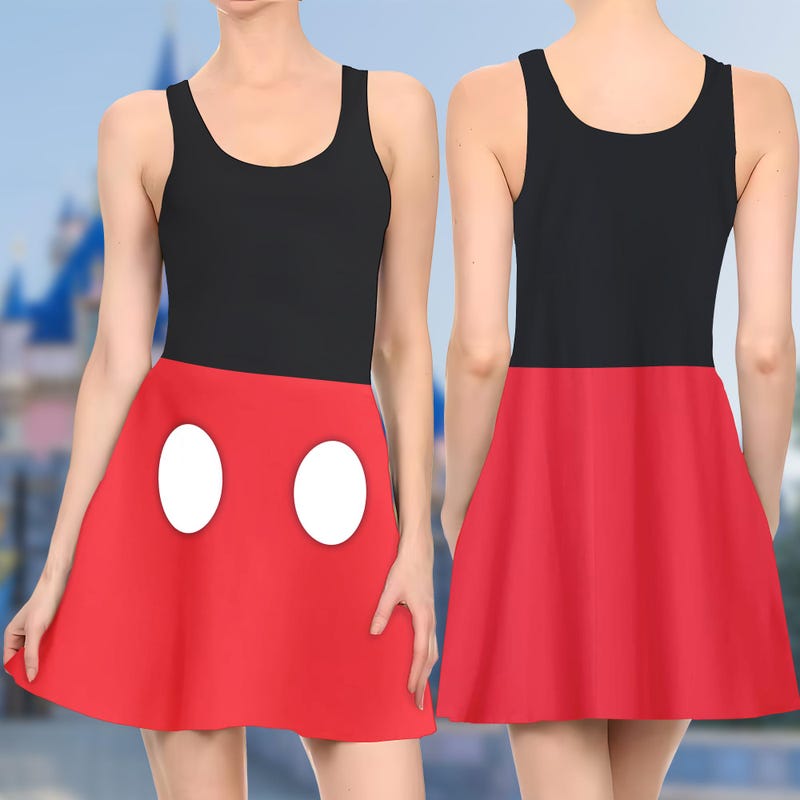 Mickey Mouse Dress Women - Etsy