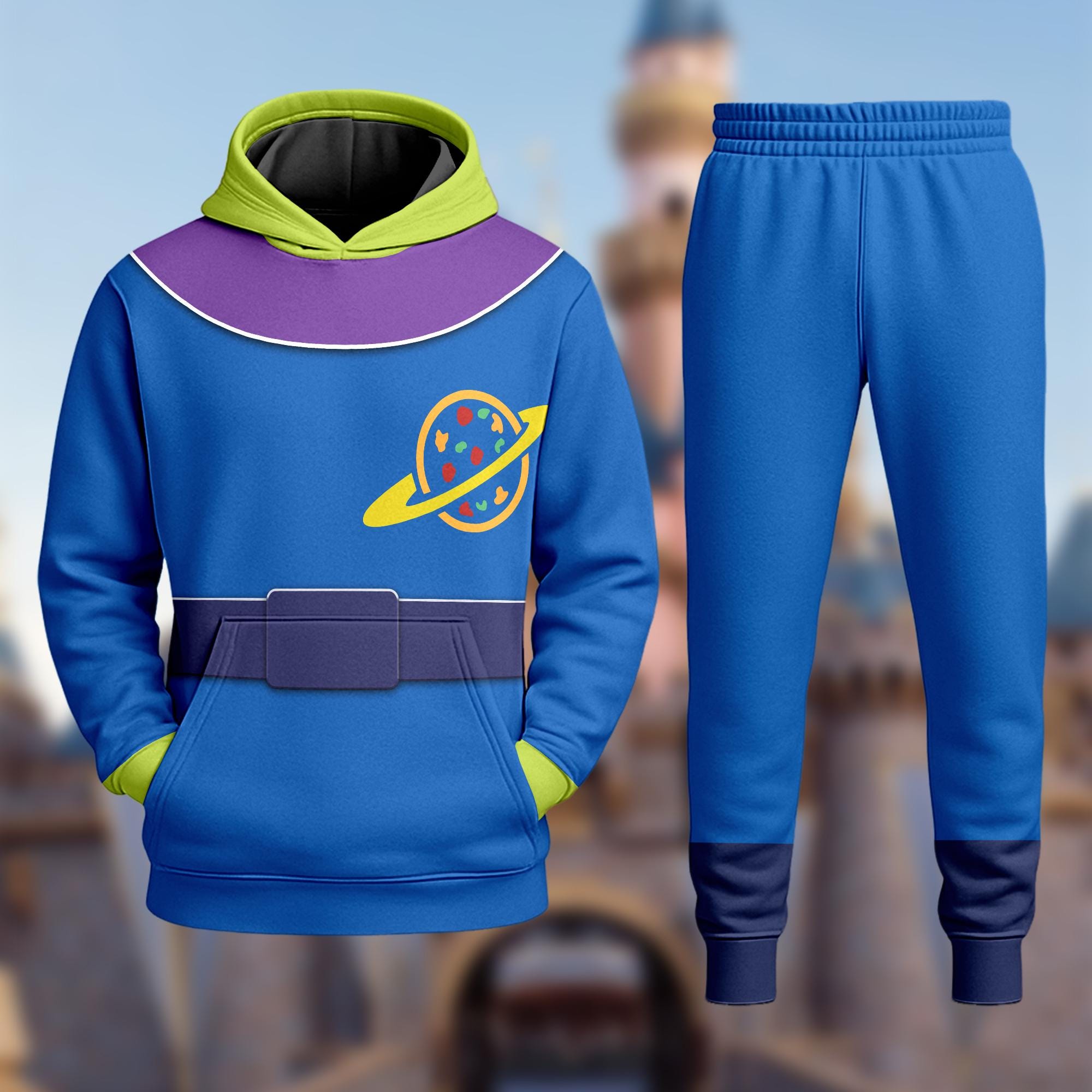 Alien Toy Story Halloween Costume All Over Print Hoodie, Three Eyes ...