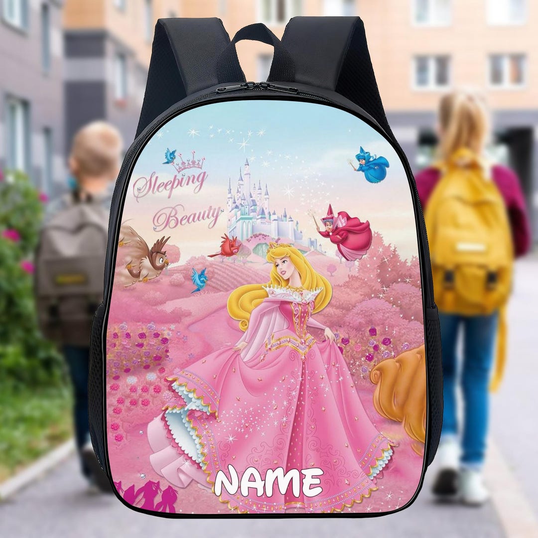 Personalize Aurora Backpack, Sleeping Beauty Bottle, Aurora Princess ...