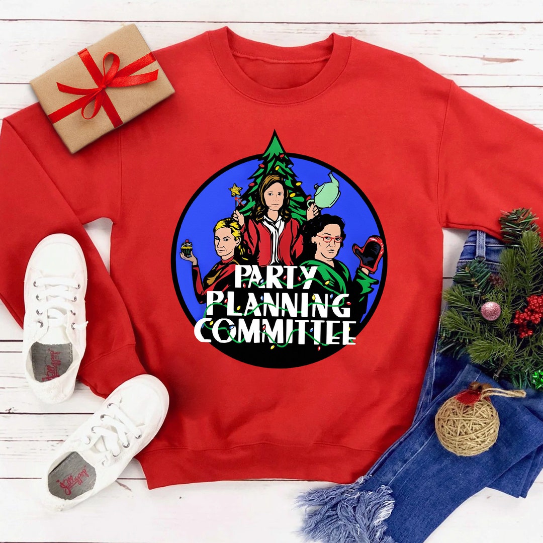 Party Planning Committee Christmas T shirt British TV Show Etsy Canada
