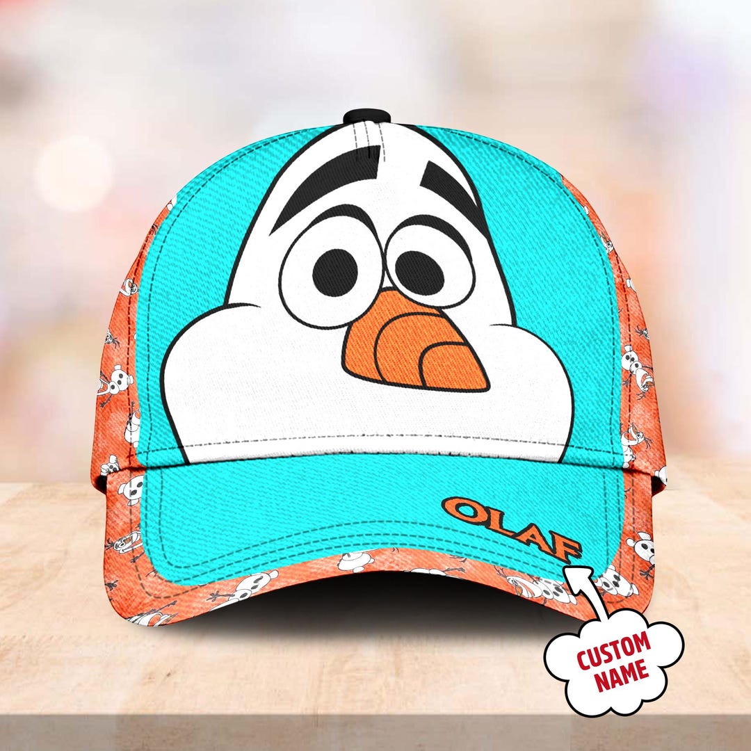 Frozen Olaf Classic Cap, Olaf Frozen Baseball Cap, Olaf Snowman ...