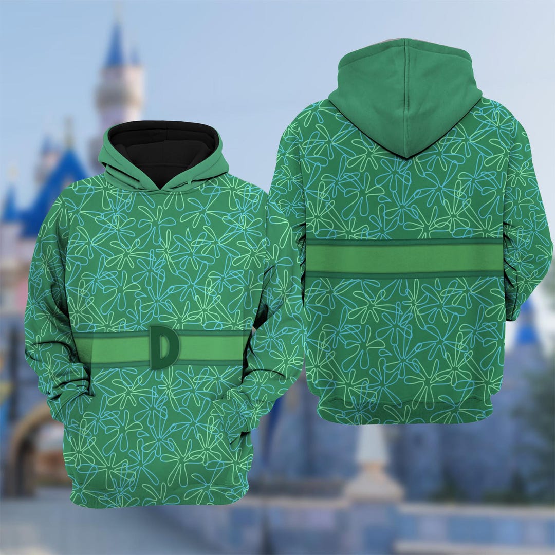 Disgust Inside Out 3D T-shirt, Inside Out 2 All Over Print Hoodie ...