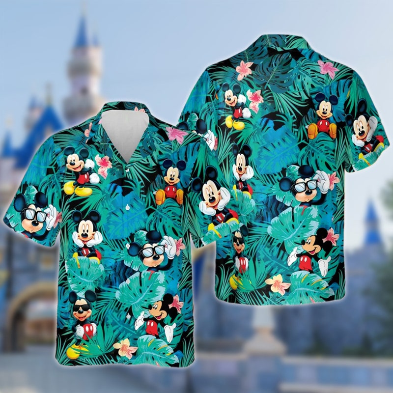 Mickey Aloha Shirt - Etsy