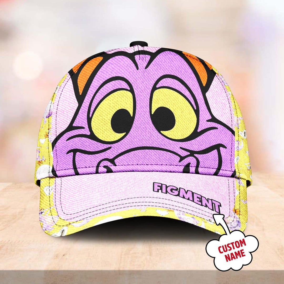 Figment Mascot Classic Cap, Figment Mascot Baseball Cap, Figment Mascot ...