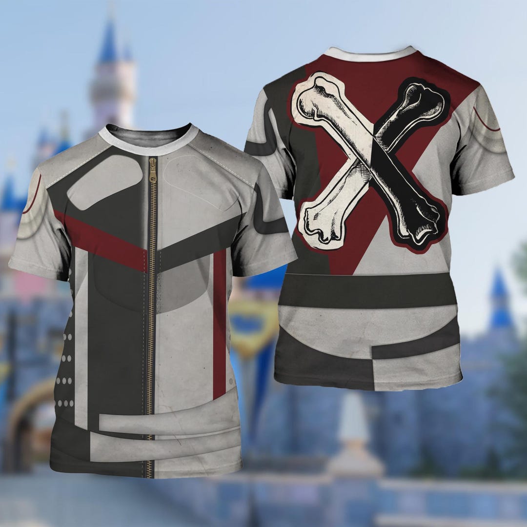 Carlos De Vil Costume T-shirt, Descendants Character Cosplay Tee ...