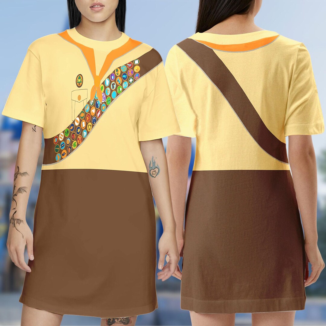 Cute Russell up Movie Dress T-shirt, up Movie Dress, Russell Character ...