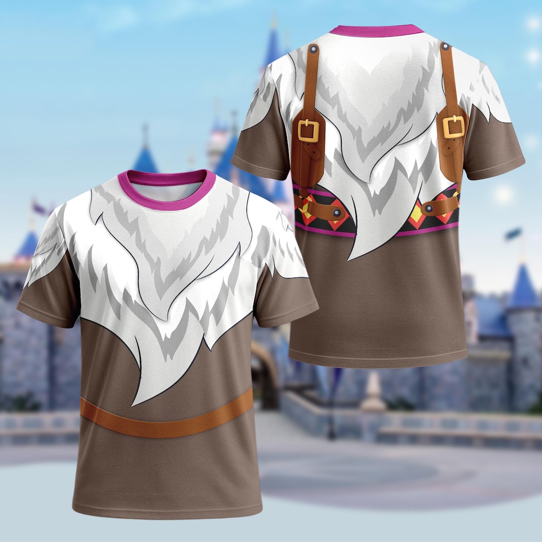 Sven Frozen Reindeer Costume T-shirt, Sven Reindeer 3D Shirt, Frozen ...