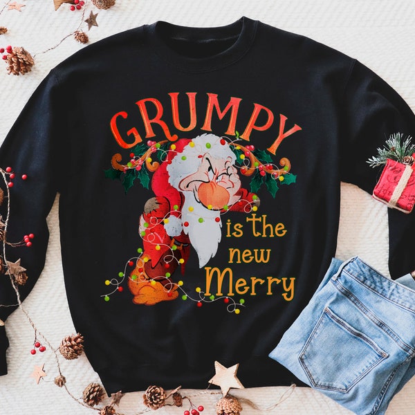 Grumpy Drawf Christmas Sweatshirt - Etsy