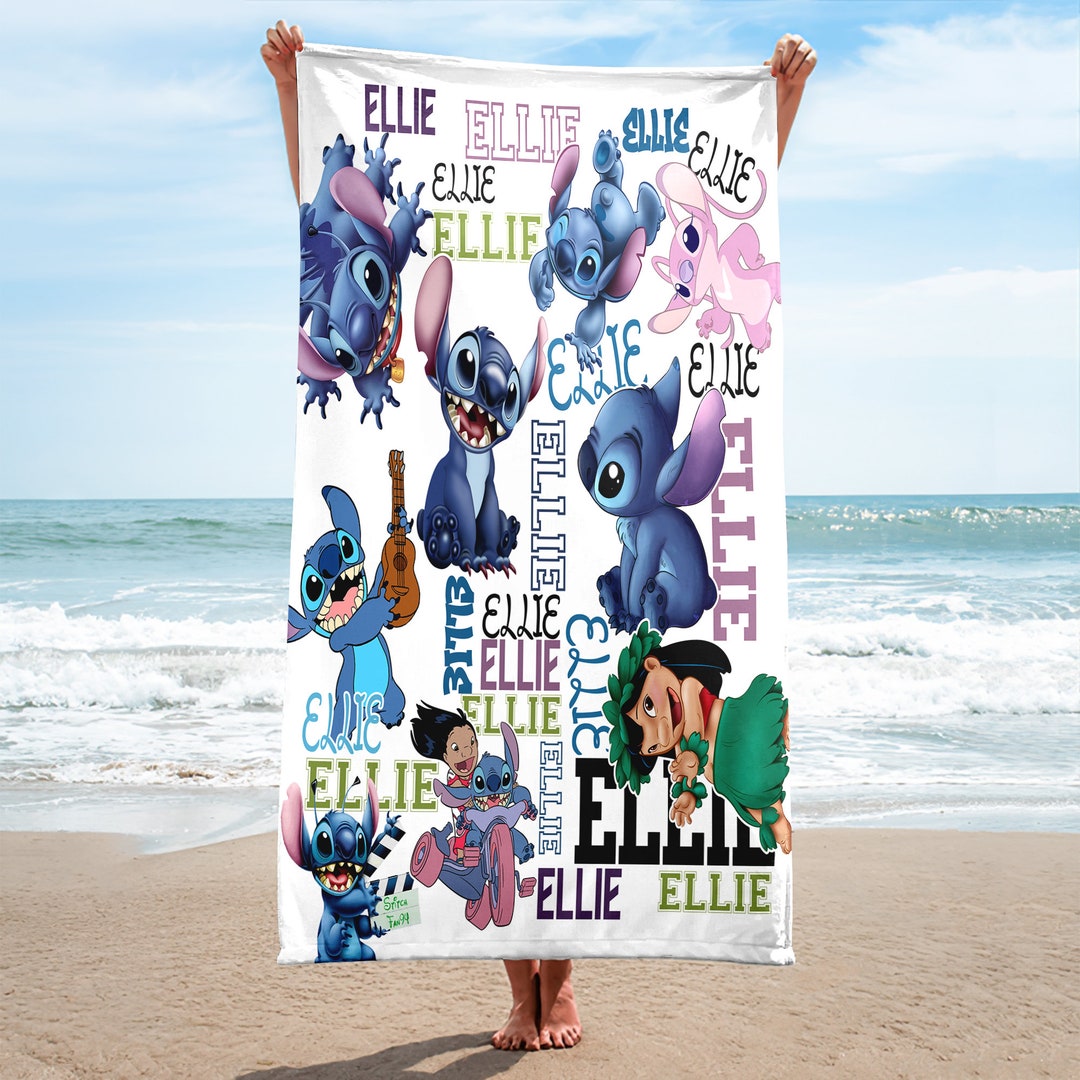 Personalized Series Movie Beach Towel, Custom Name Towel, Characters ...