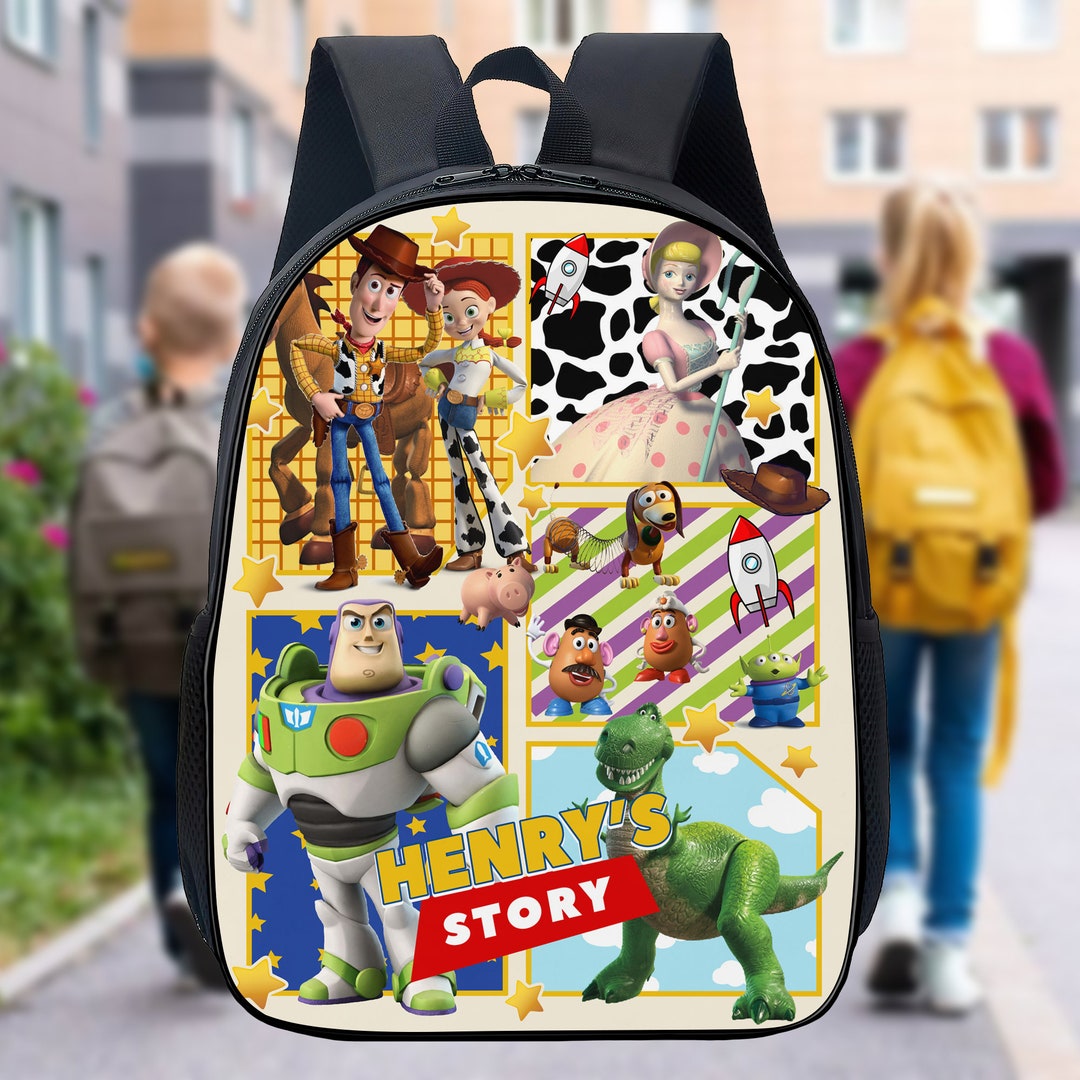 Personalized Toy Movie Backpack, Baby Girl Boy Lunch Bag, Birthday Kid ...