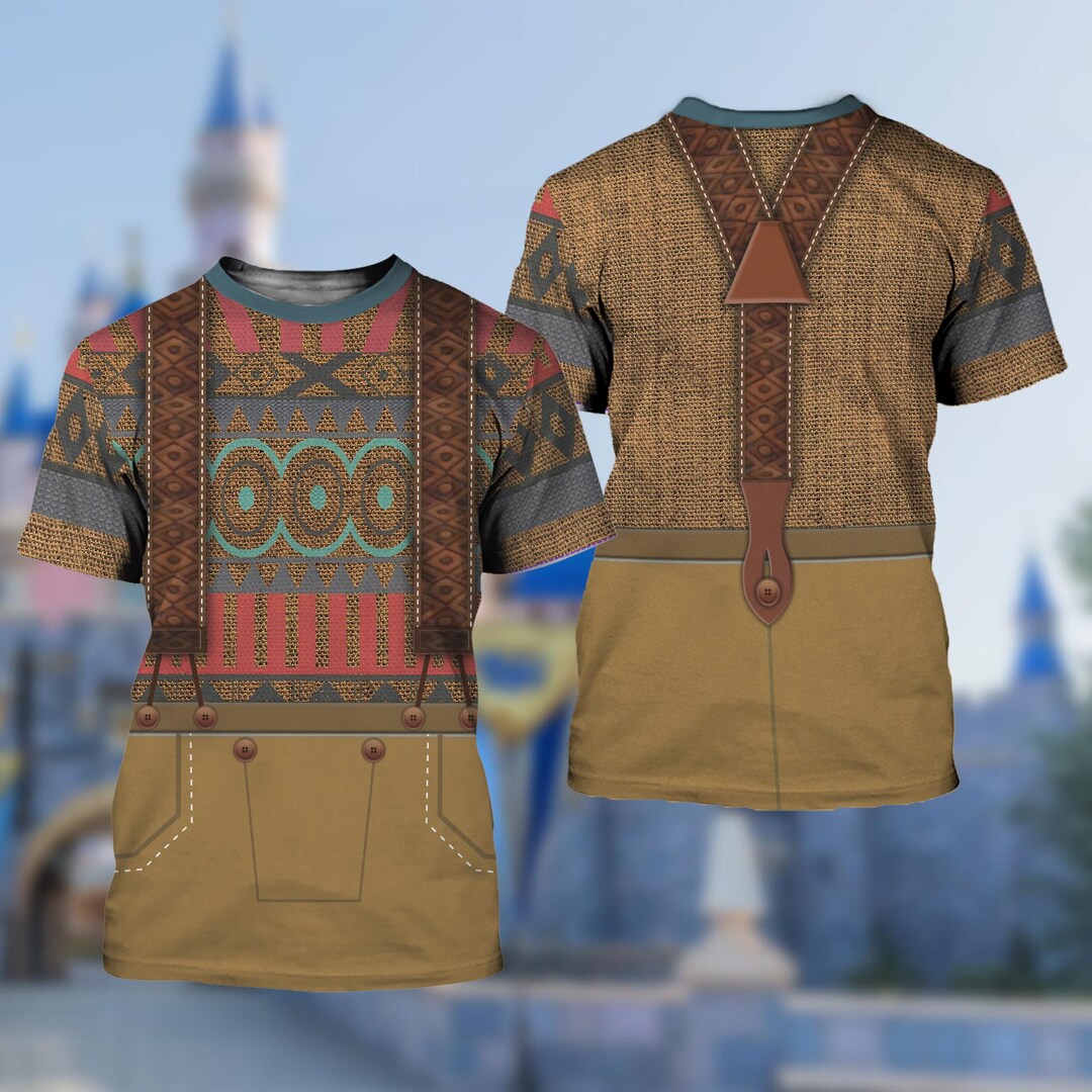 Shopkeeper Character Costume Cosplay 3D T-shirt, Halloween Costume ...