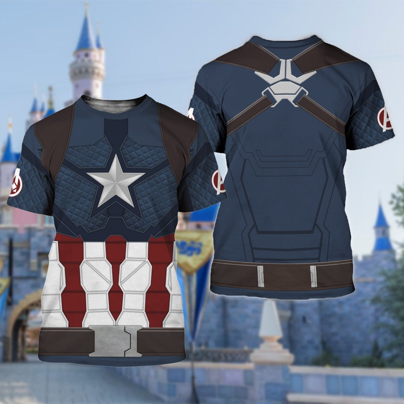 Captain America Shirt - Etsy