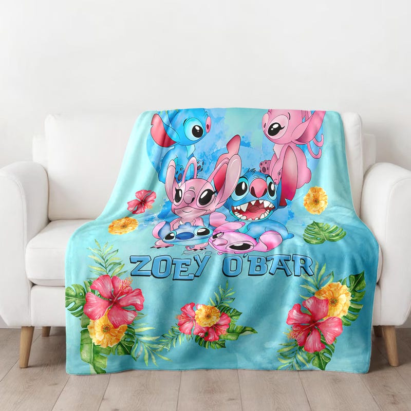 Lilo and Stitch Blanket - Etsy