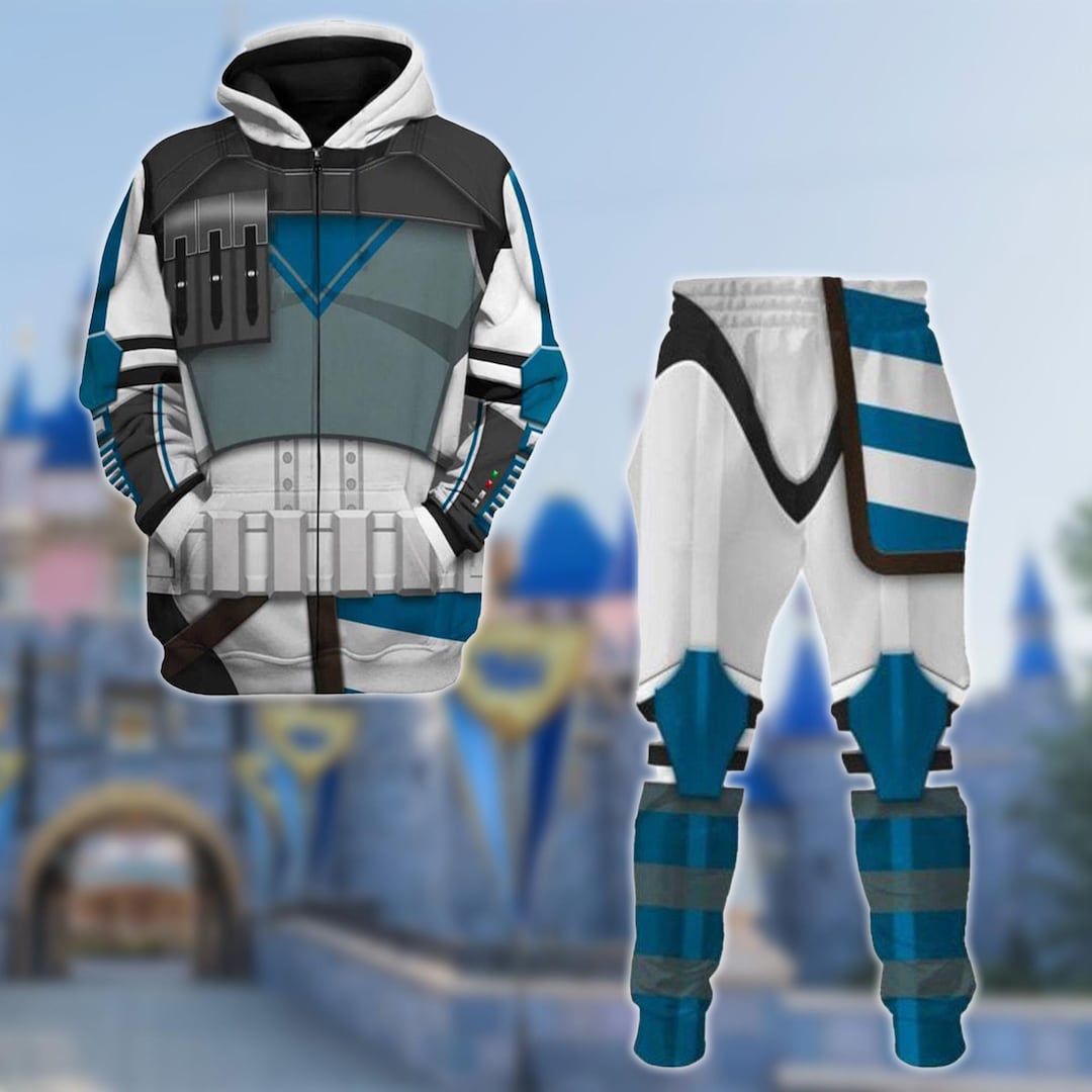 Clone Trooper Halloween Costume Hoodie, Star Wars 3D Costume Sweatshirt ...