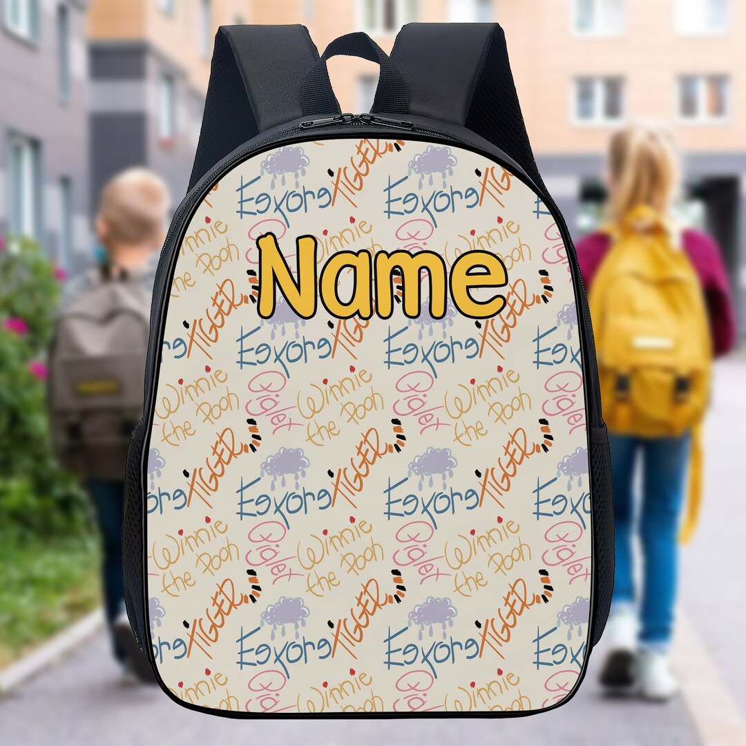 Personalize Backpack Animated Honey Bear Bag, Bear and Friends ...
