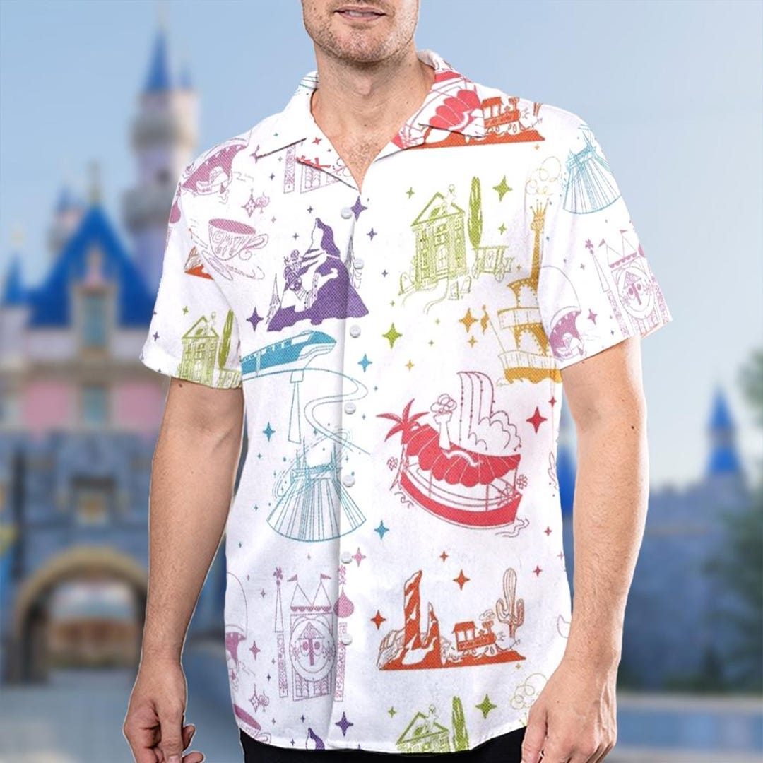 Epcot Park Hawaii Shirt, Epcot Park Button up Shirt, Amusement Park ...