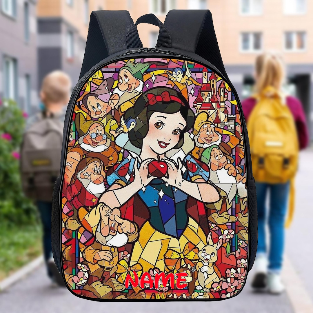 Personalize Snow White Princess Backpack, Snow White and the Seven ...