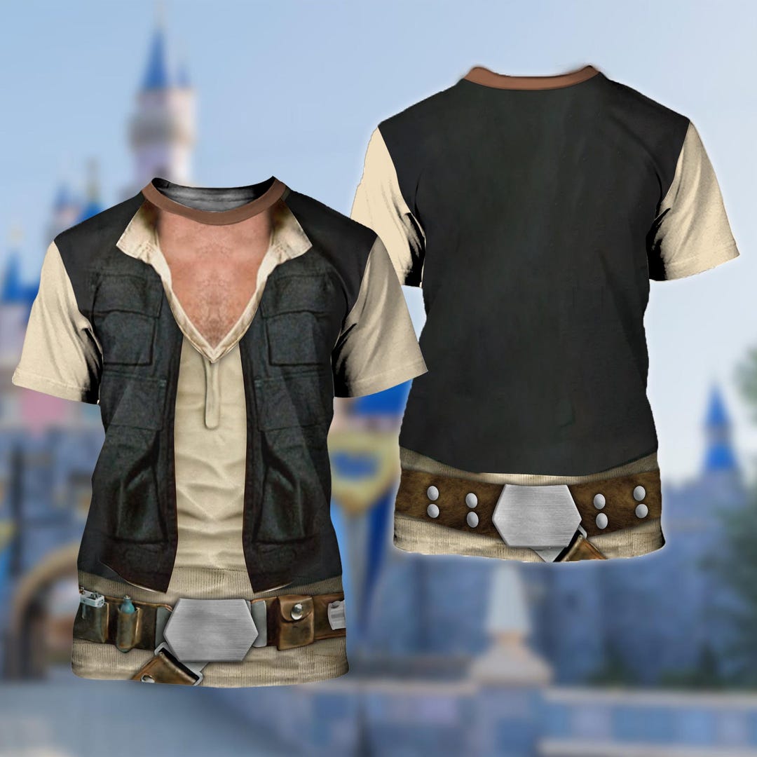 Han Solo Galaxy Hero Characters Costume Shirt, Halloween Costume for ...