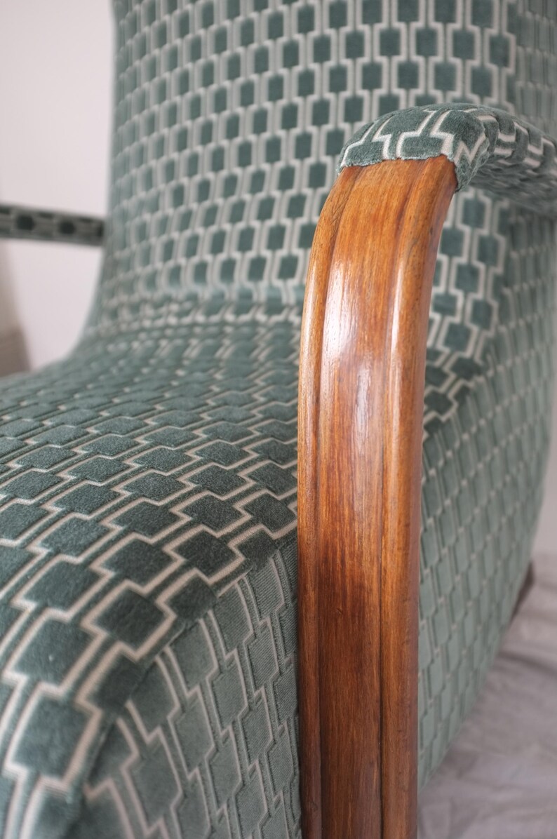 Vintage Bentwood Rocking Chair 1930s Halabala Banana Chair - Etsy