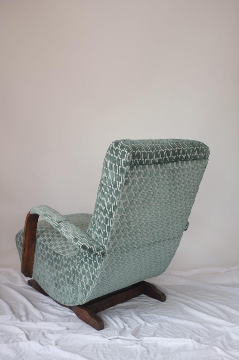 Vintage Bentwood Rocking Chair 1930s Halabala Banana Chair - Etsy